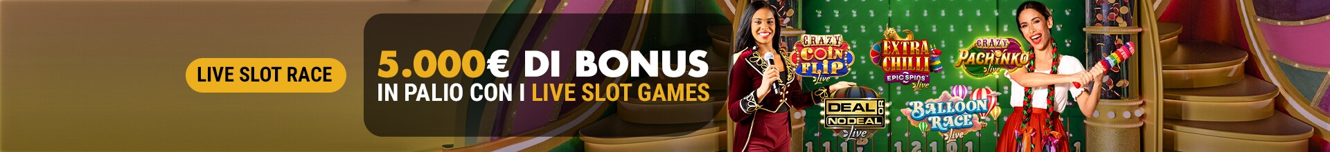 Banner Live Slot Race