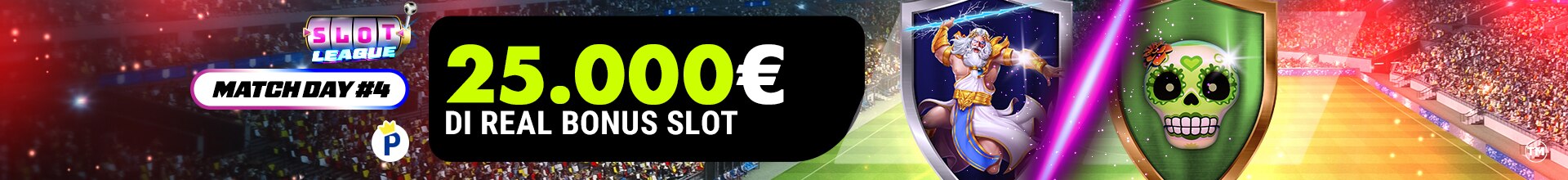 Banner Slot League Match 4
