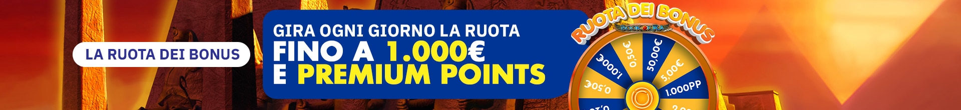 Banner VERTICALI - RUOTA DEI BONUS Book of Ra