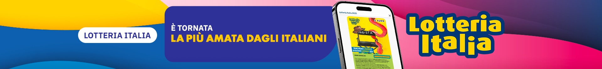 Banner LOTTERIE/CARTE - New Lotteria Italia